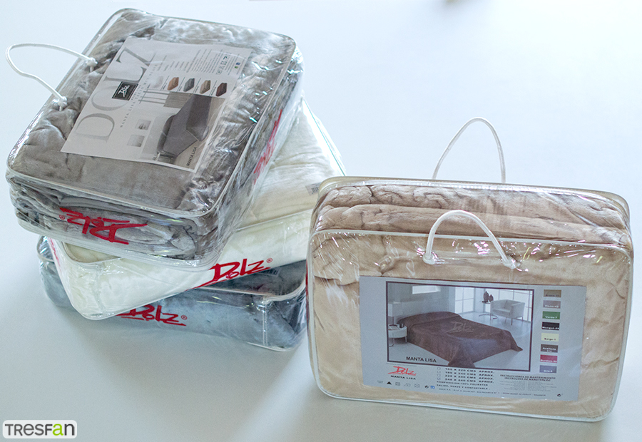 Manta Rachel Terciopelo DOLZ Lisa | Tresfan - Distribución Mayorista ...