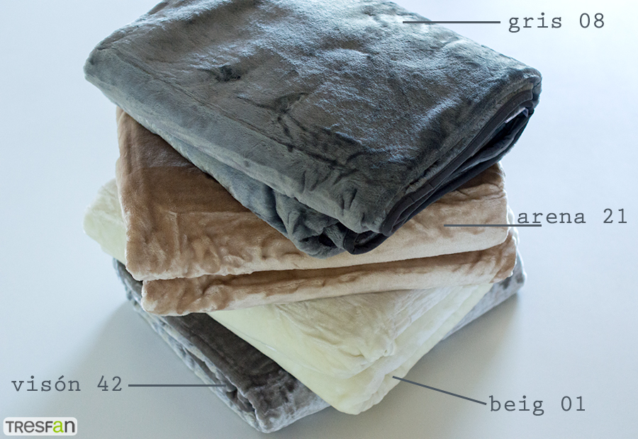 Manta Rachel Terciopelo DOLZ Lisa | Tresfan - Distribución Mayorista ...